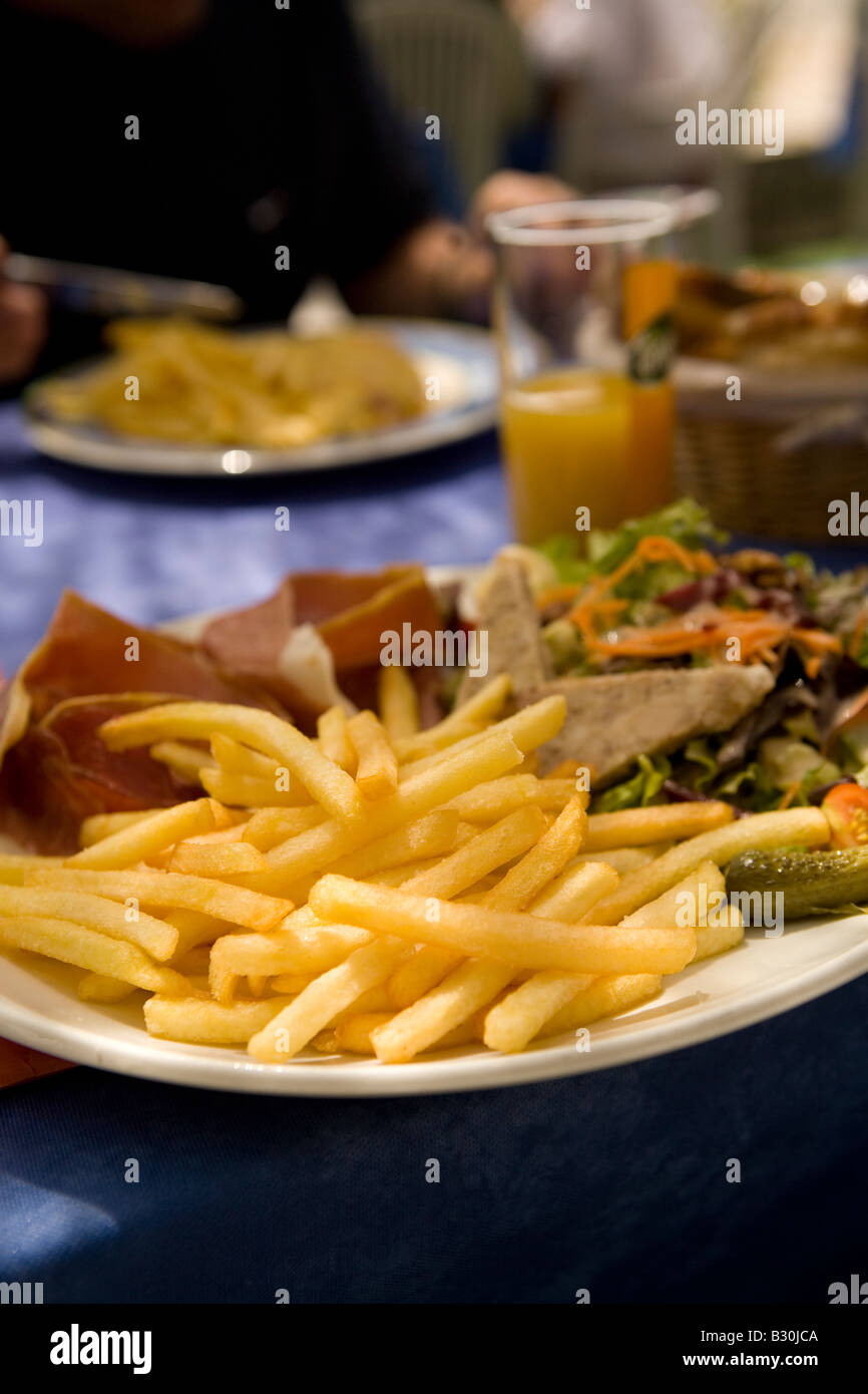 lunch in a french cafe Stock Photo - Alamy