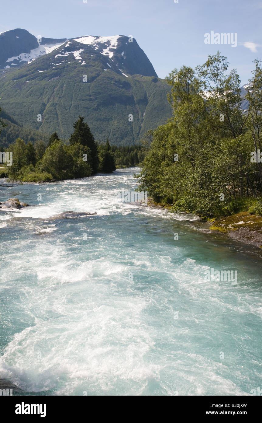 Norway river view Trollstigen summer 2008 Stock Photo - Alamy