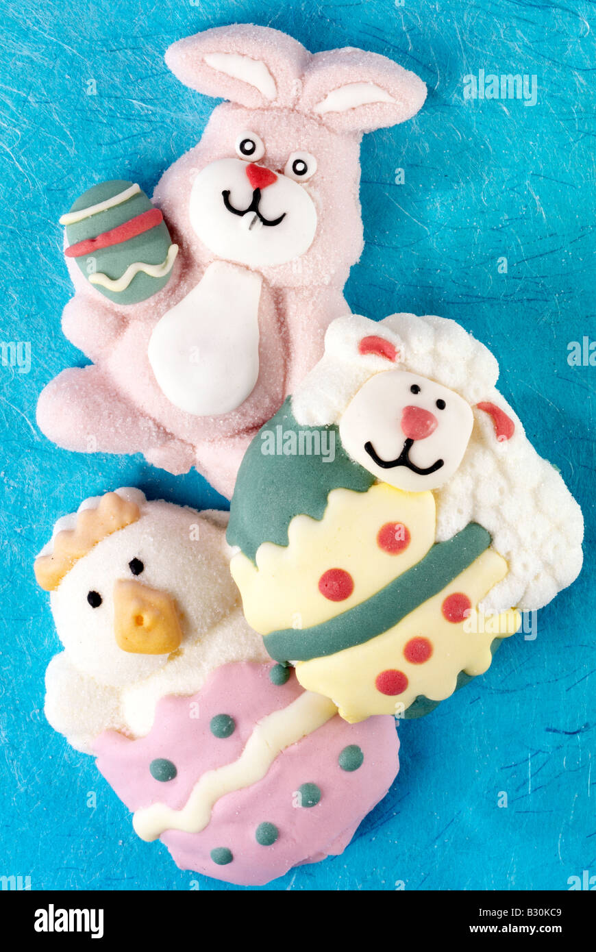 MARZIPAN EASTER COOKIES OR SWEETS Stock Photo - Alamy