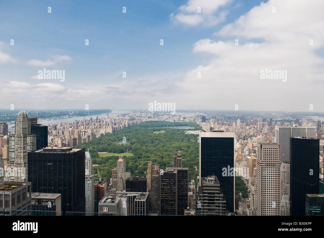 Overview of Central Park Stock Photo - Alamy