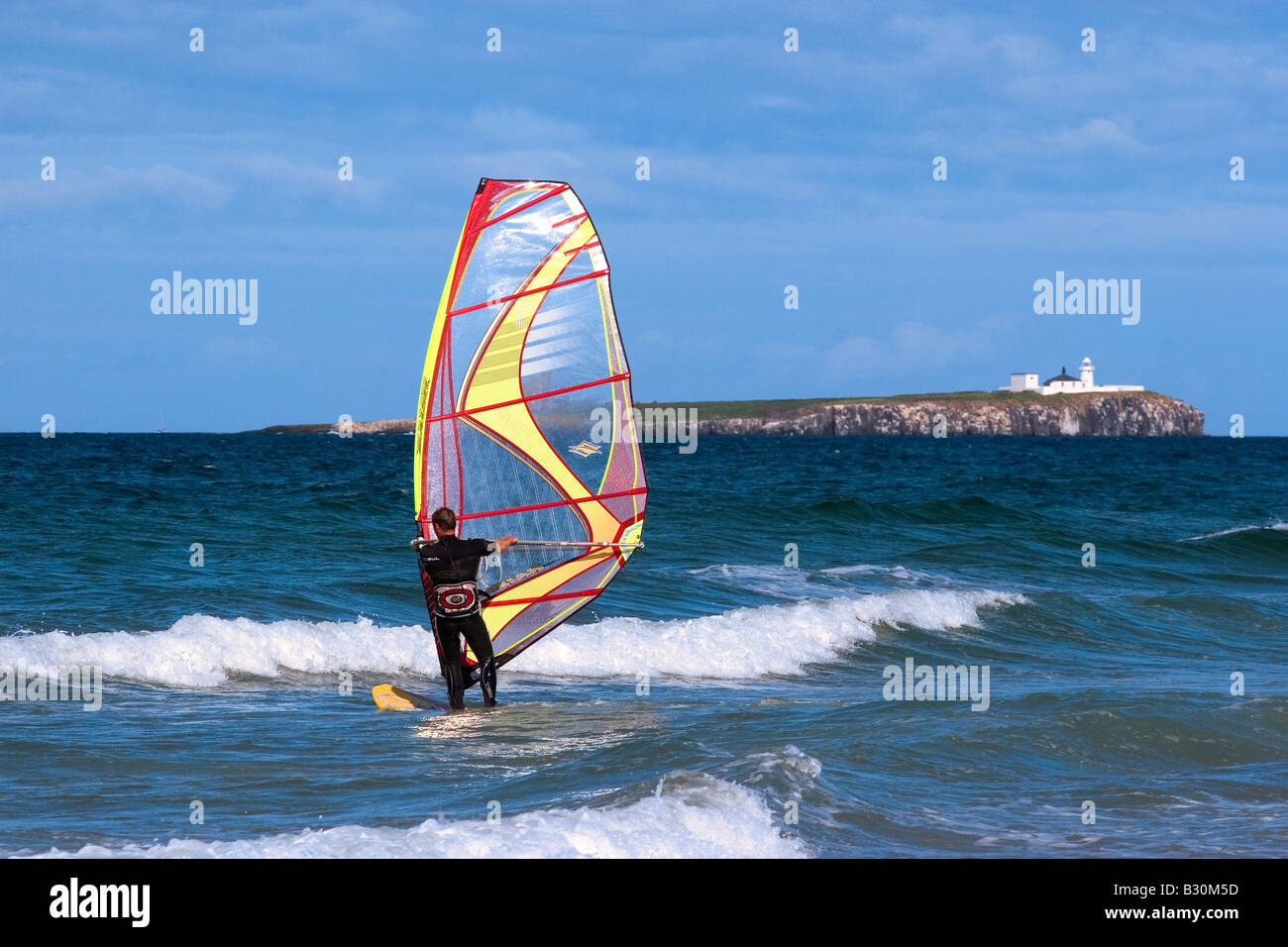 Upright wind surfer hi-res stock photography and images - Alamy