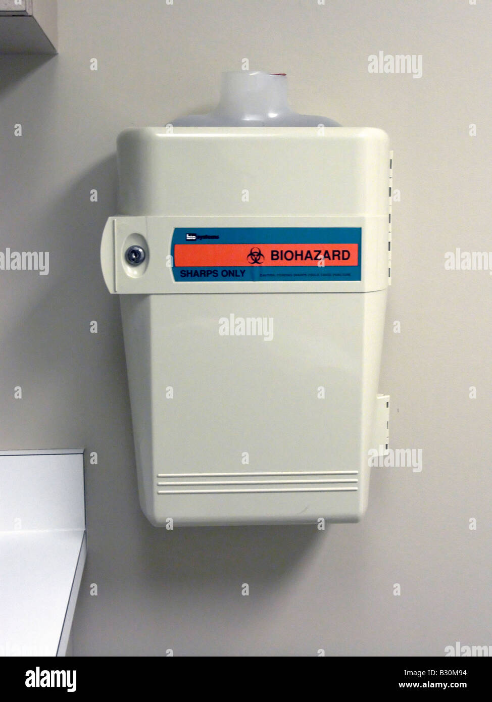 biohazard waste container Stock Photo - Alamy