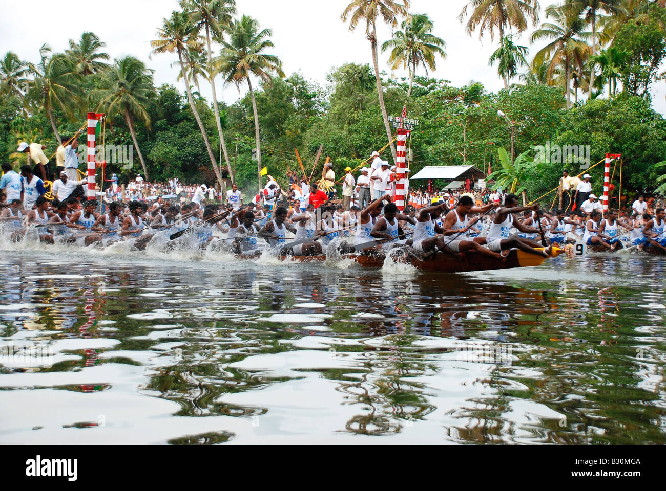 Nehru Trophy boat race at Alleppey,Kerala,India Stock Photo - Alamy