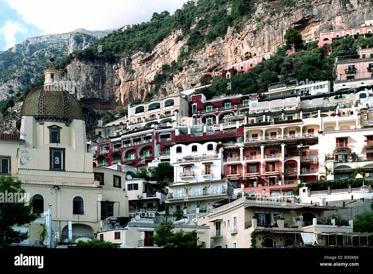 The town of Positano, Italy Stock Photo - Alamy