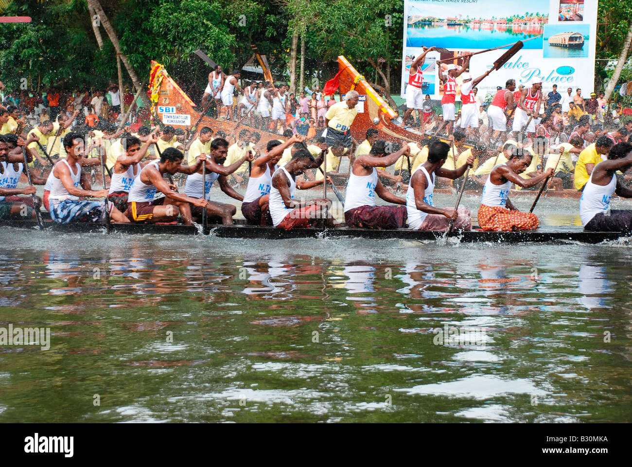 Nehru Trophy boat race at Alleppey,Kerala,India Stock Photo - Alamy
