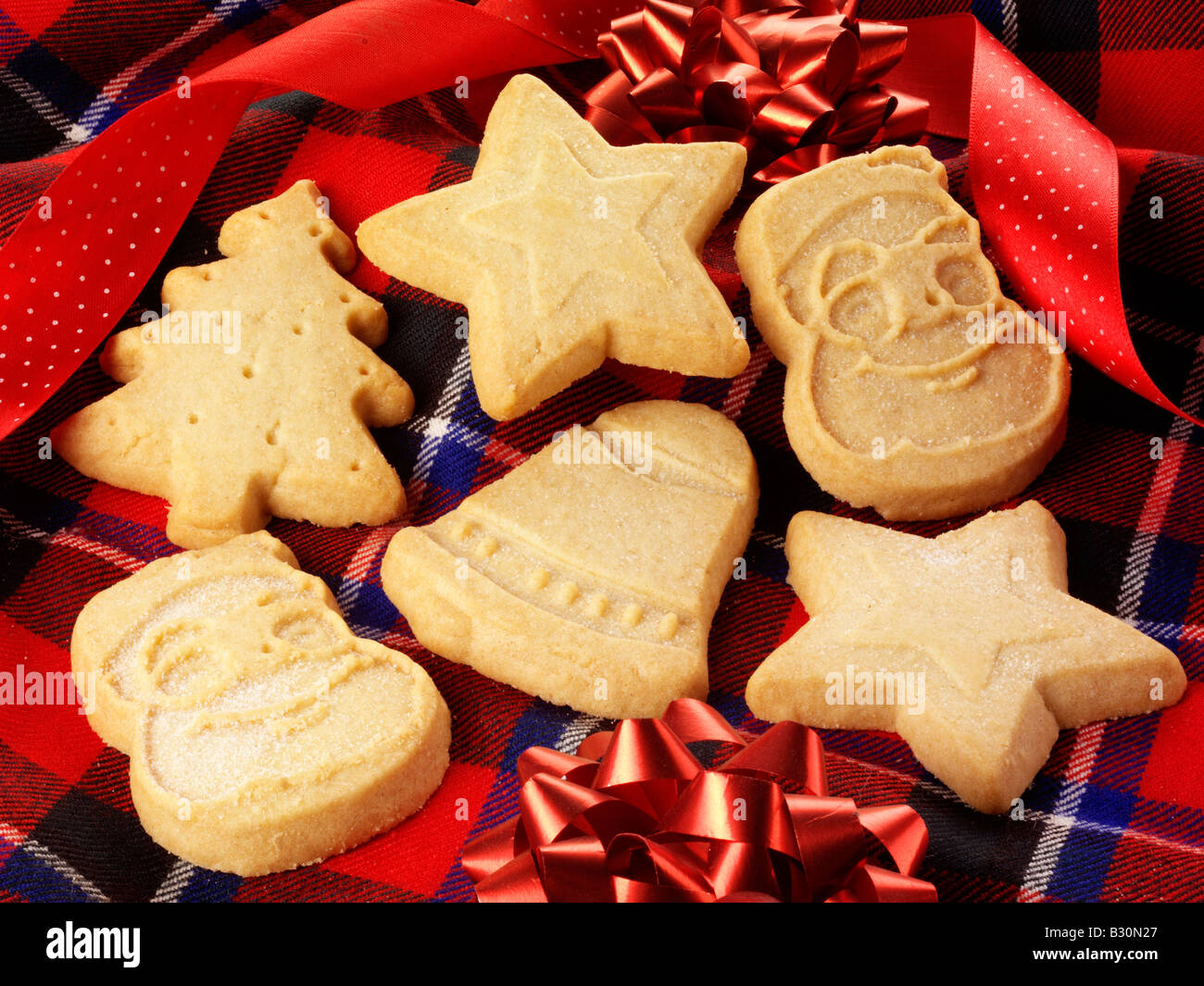 CHRISTMAS SCOTTISH SHORTBREAD Stock Photo - Alamy