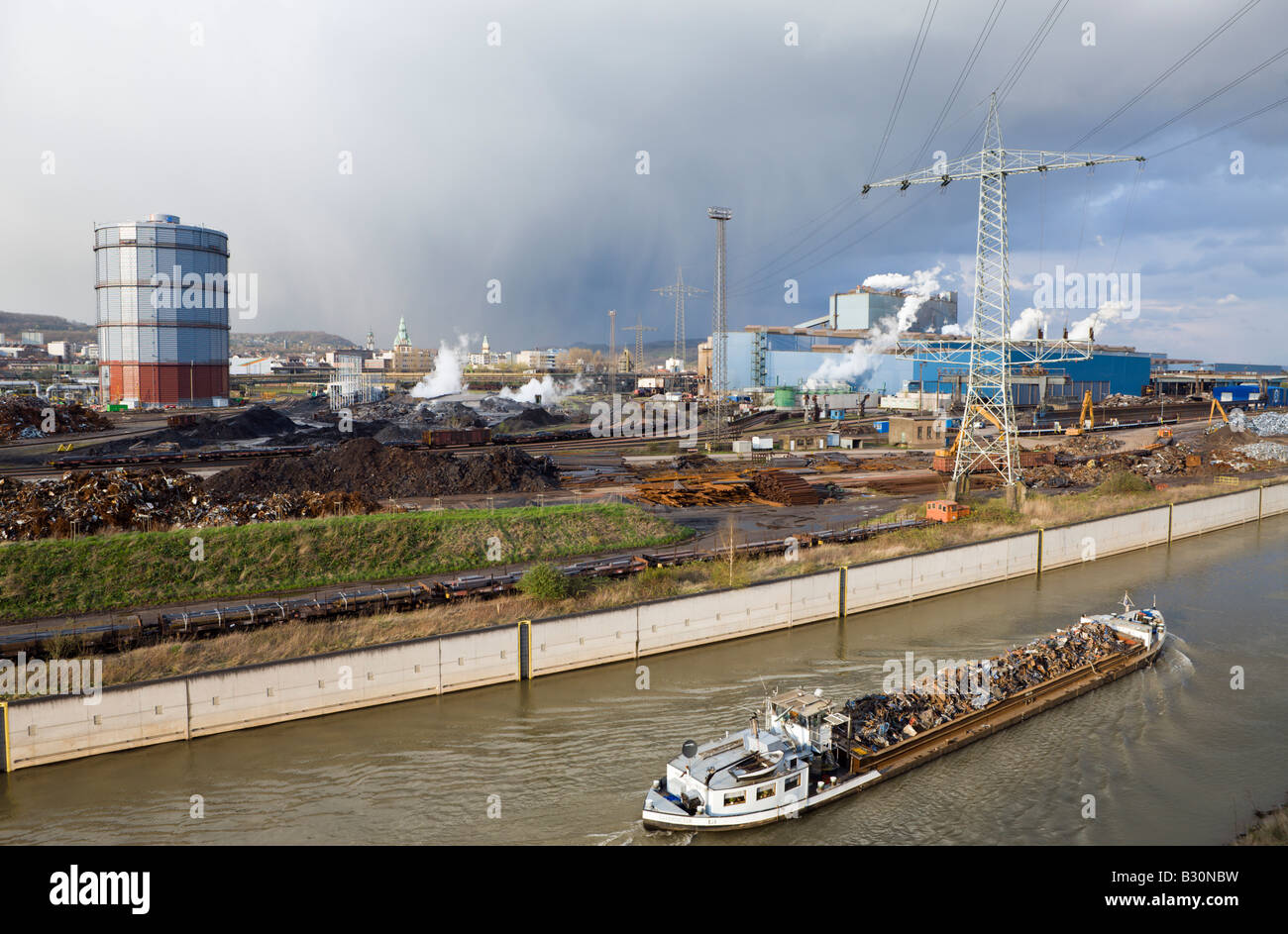 Steelworks at Voelklingen Germany Voelklingen Saarland Stock Photo - Alamy