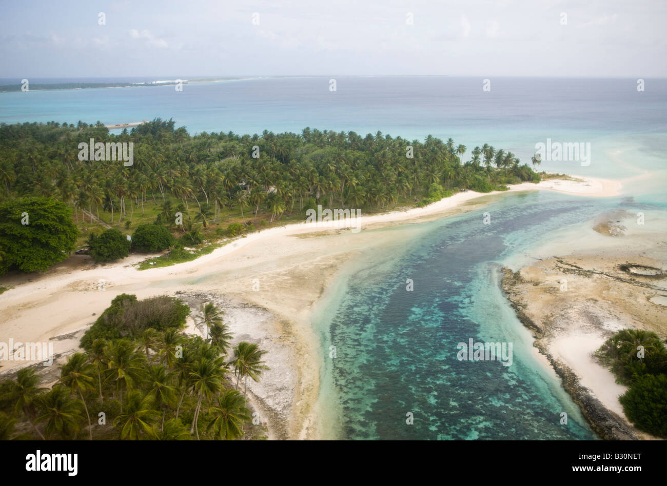 Aerial View of Marshal Islands Marshall Islands Ailinglaplap Atoll ...
