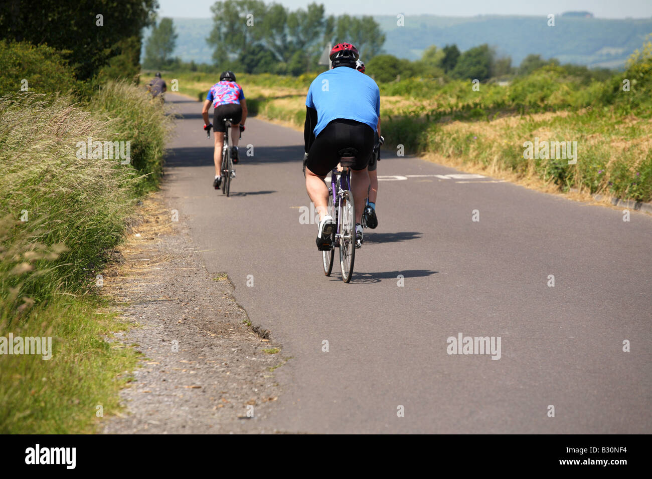 Charity bike riders Stock Photo - Alamy