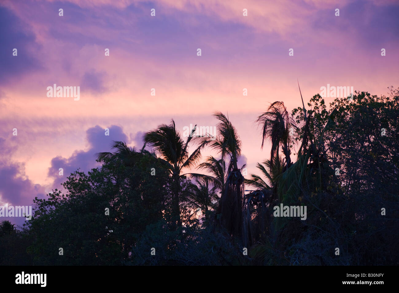 Sunset at Bikini Beach Marshall Islands Bikini Atoll Micronesia Pacific ...