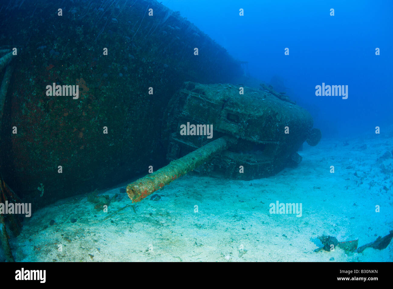 5 inch 38 Single Mount of Destroyer USS Anderson Marshall Islands ...