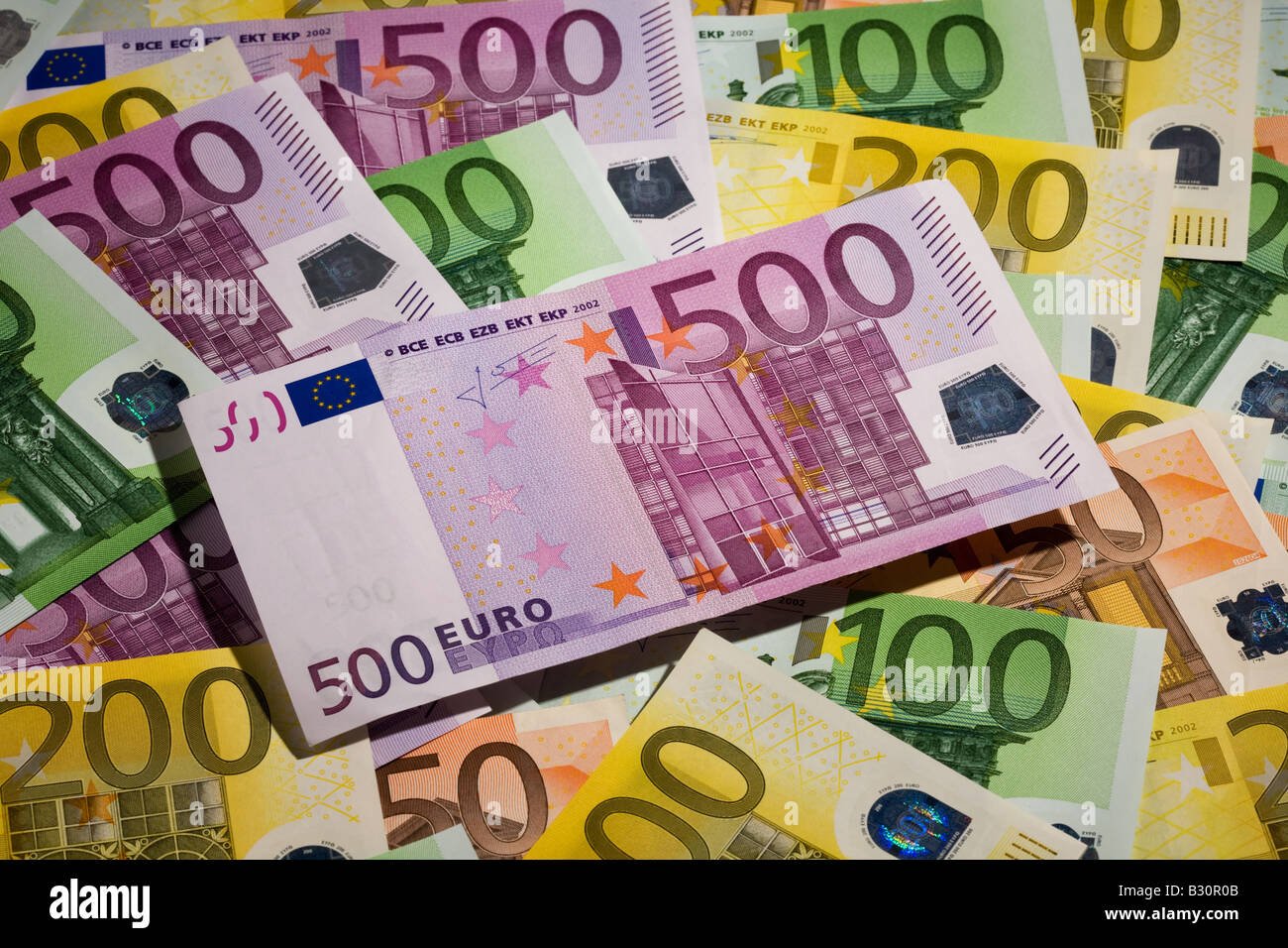 Euro bank notes Stock Photo - Alamy