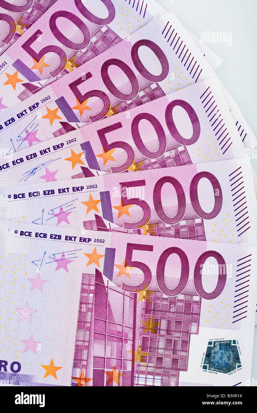 Euro bank notes Stock Photo - Alamy