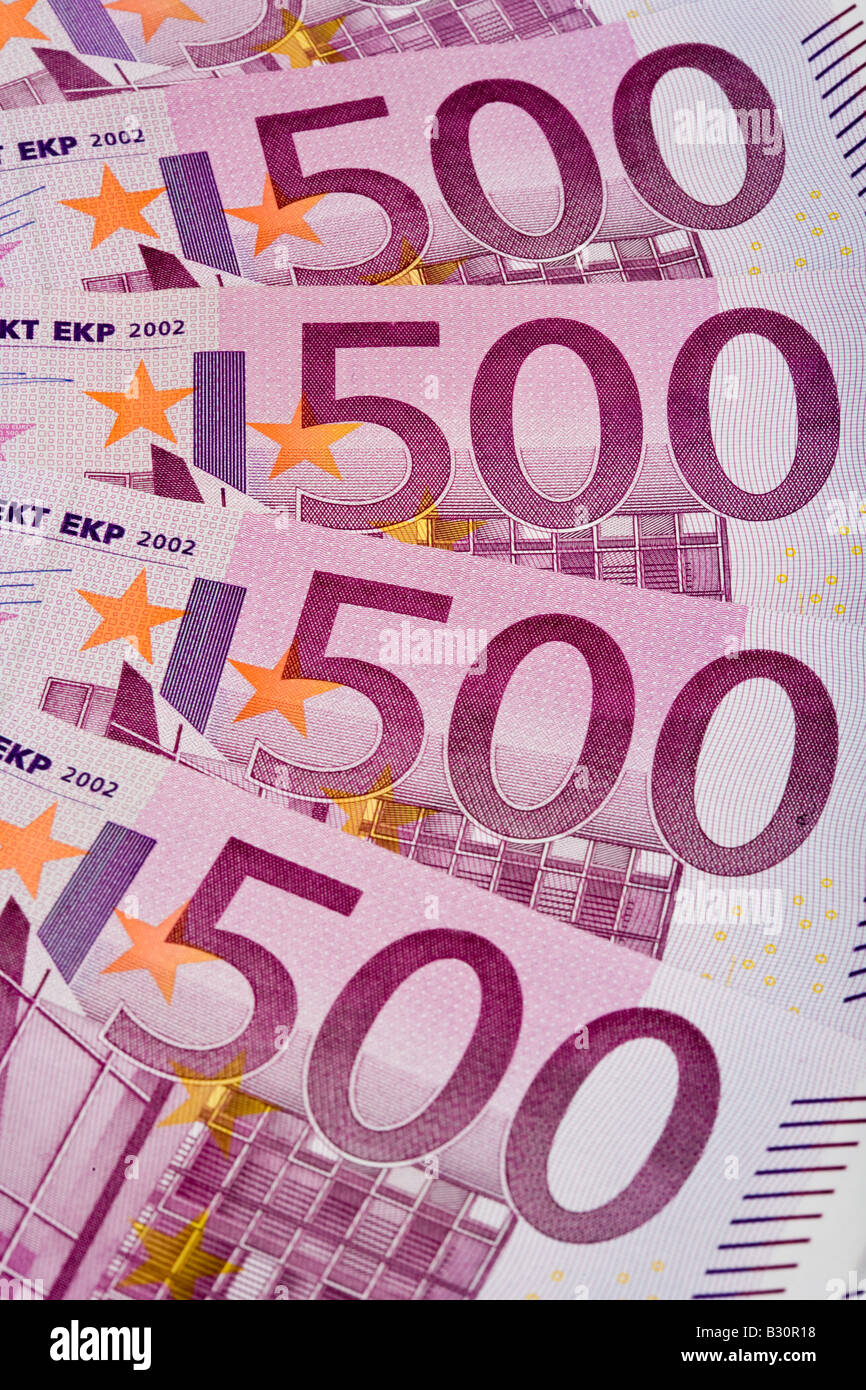 Euro bank notes Stock Photo - Alamy