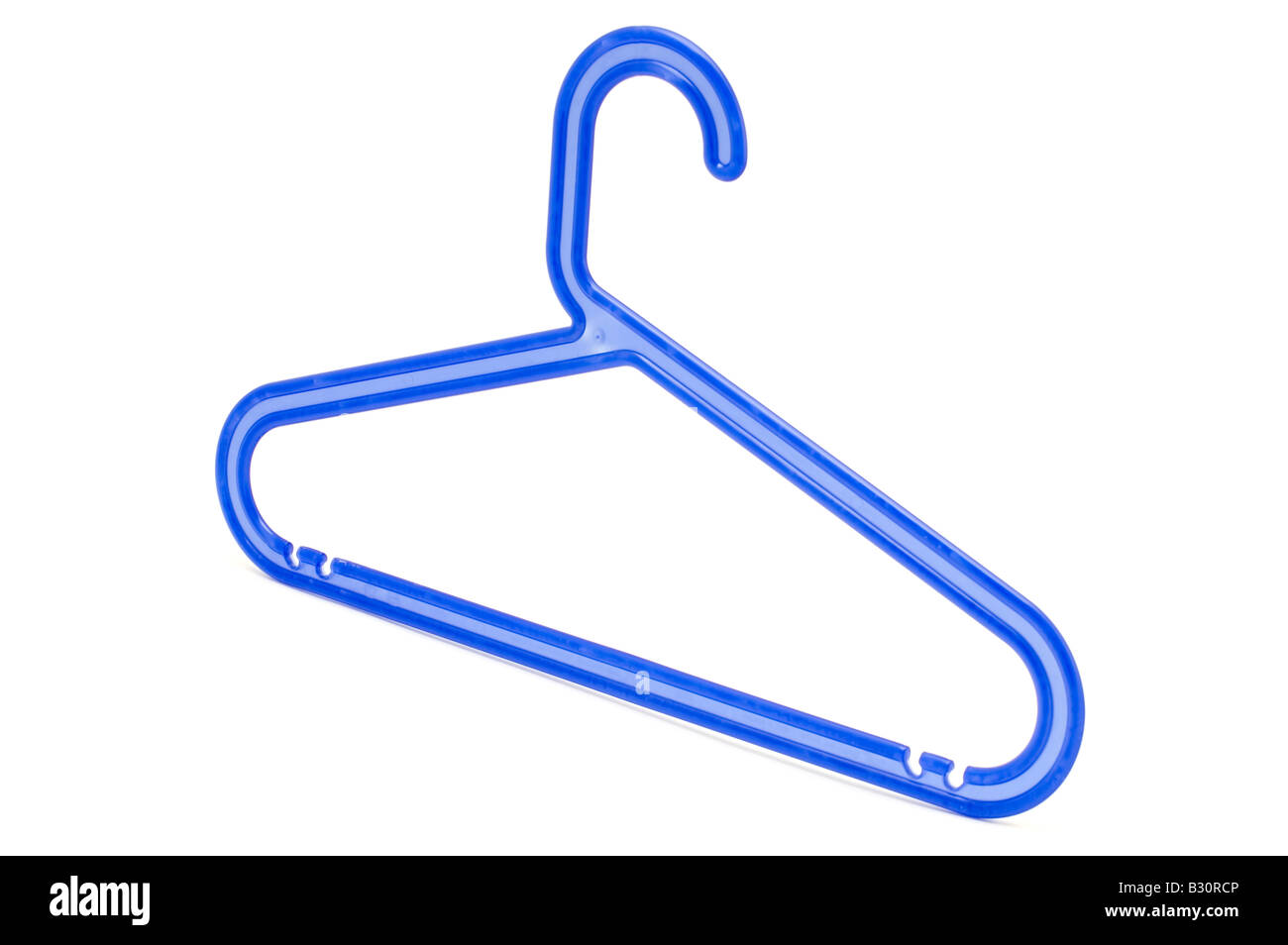 object on white color plastic hanger Stock Photo - Alamy