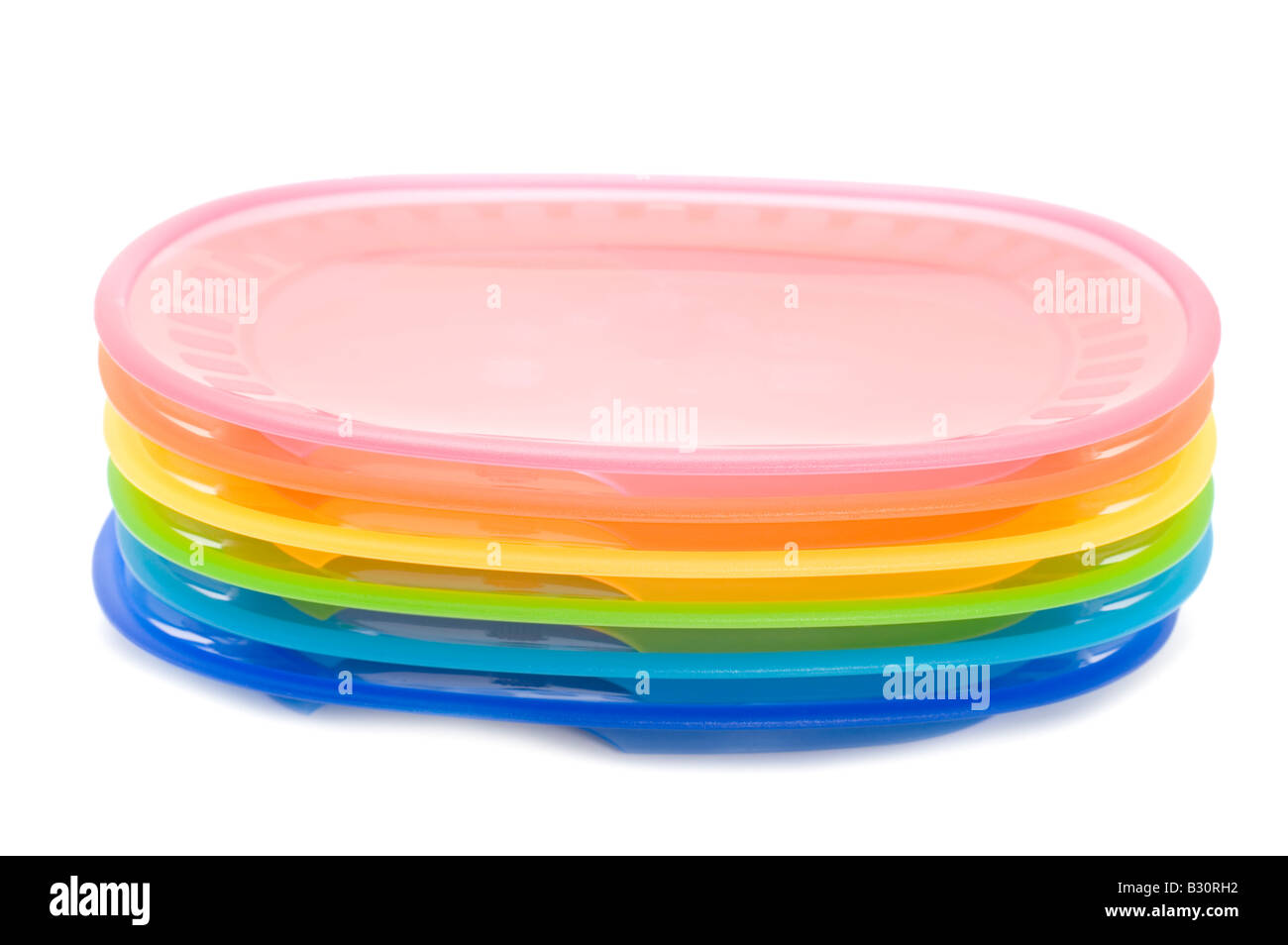 object on white kitchen utensil Plastic dish Stock Photo - Alamy