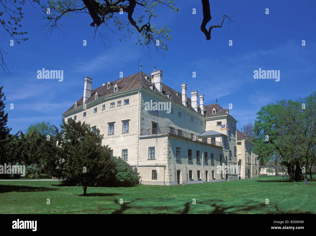 Old Castle in the castlepark Laxenburg Stock Photo - Alamy