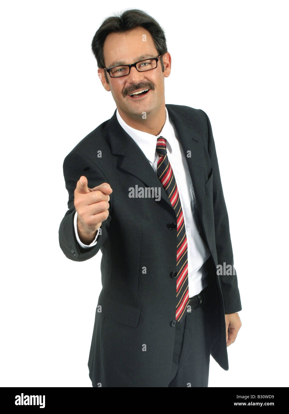 Man wearing suit pointing camera hi-res stock photography and images ...