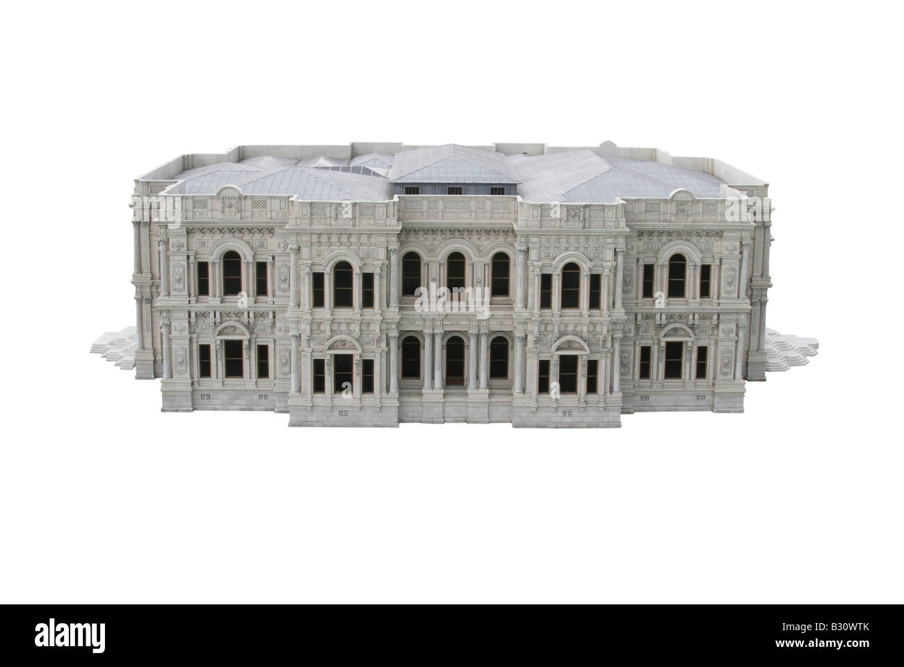 Model of palace building Cut Out Stock Images & Pictures - Alamy