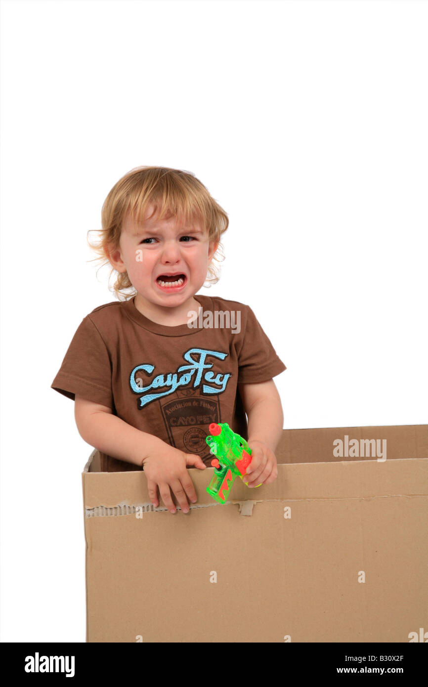 Crying unhappy boy play hi-res stock photography and images - Alamy