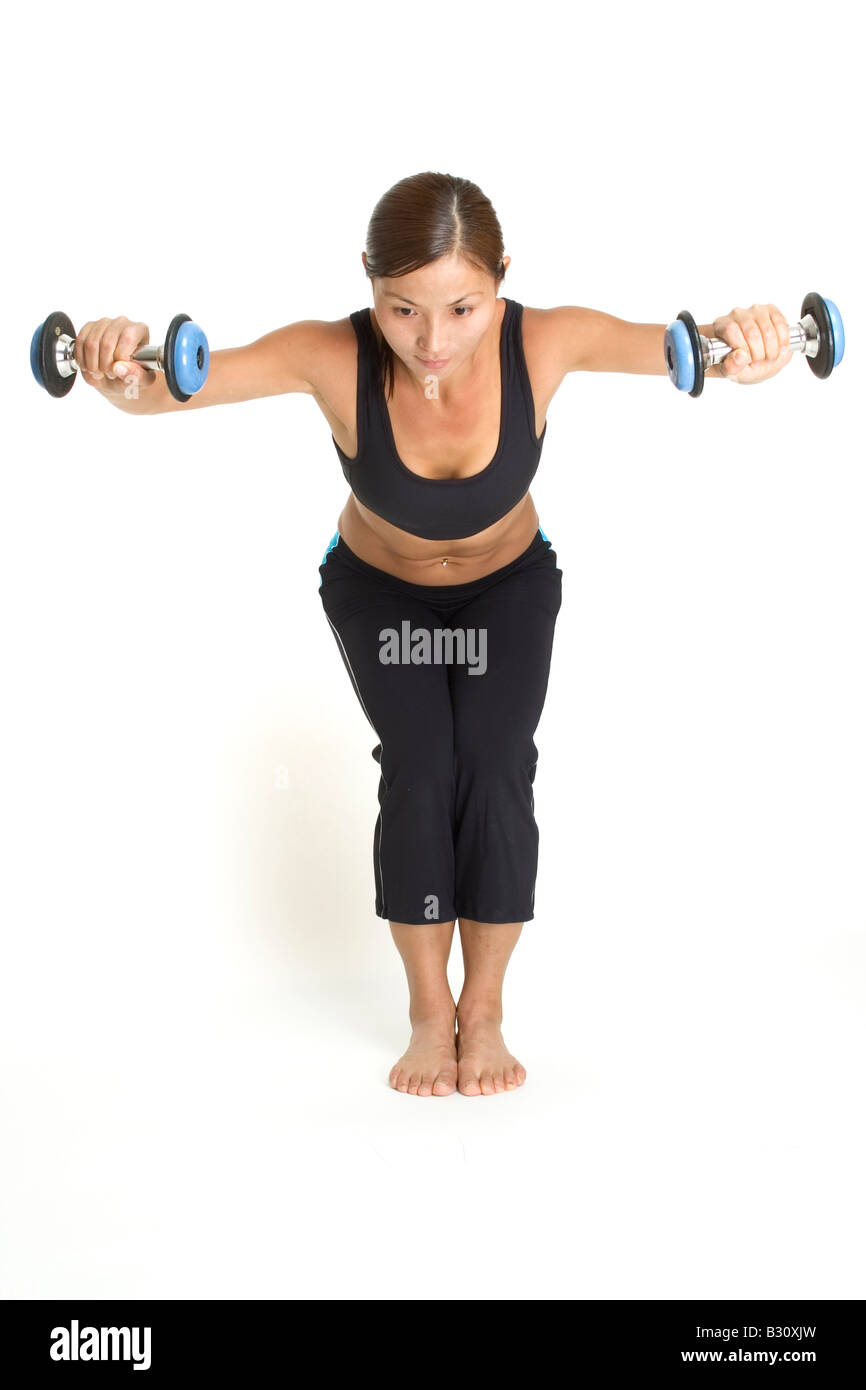Bent over lateral raise hi-res stock photography and images - Alamy
