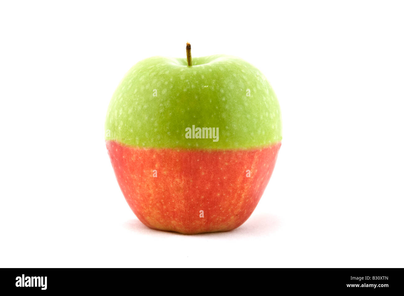Half green and half red hi-res stock photography and images - Alamy