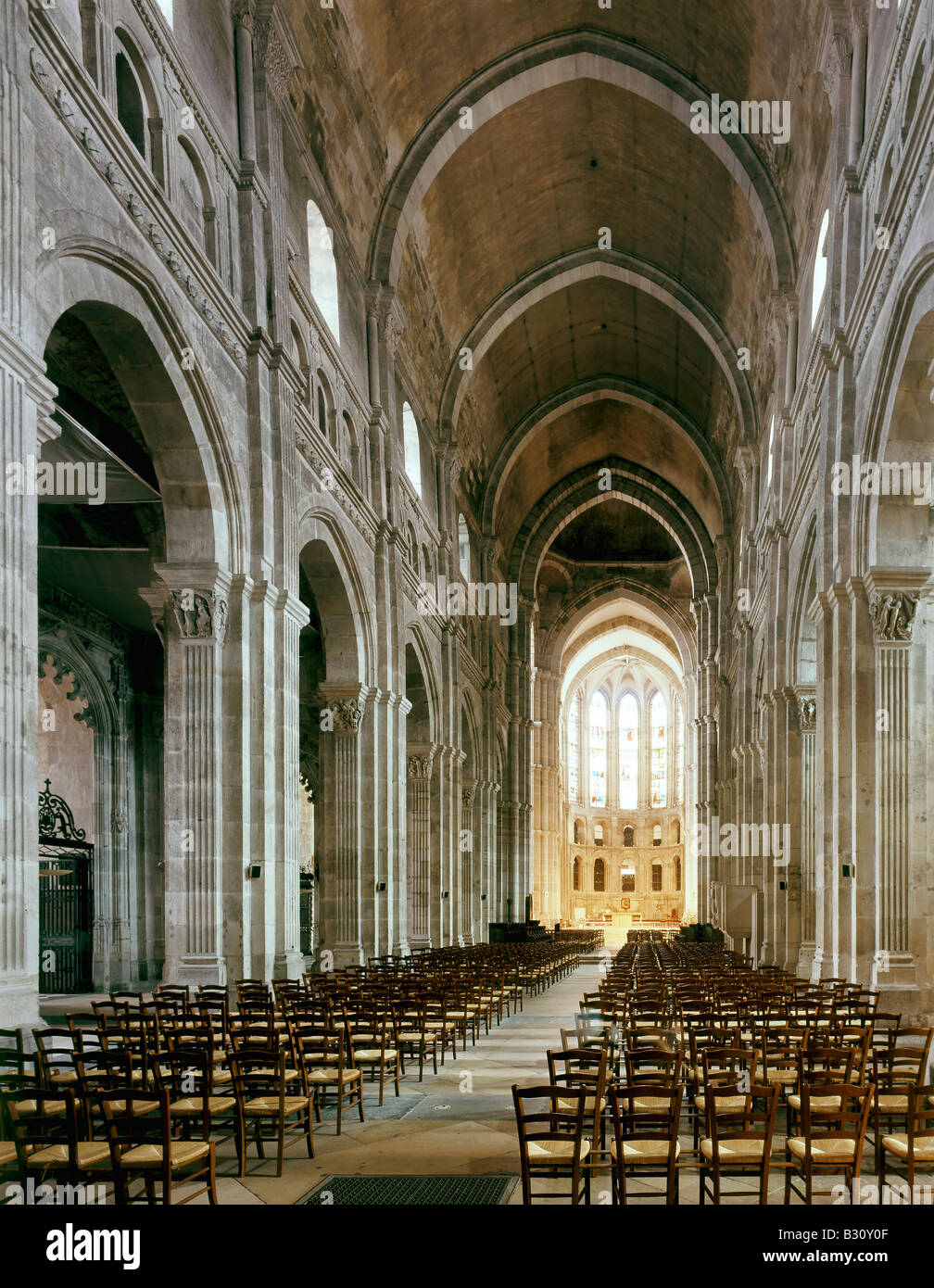 interior of autun cathedral Stock Photo - Alamy