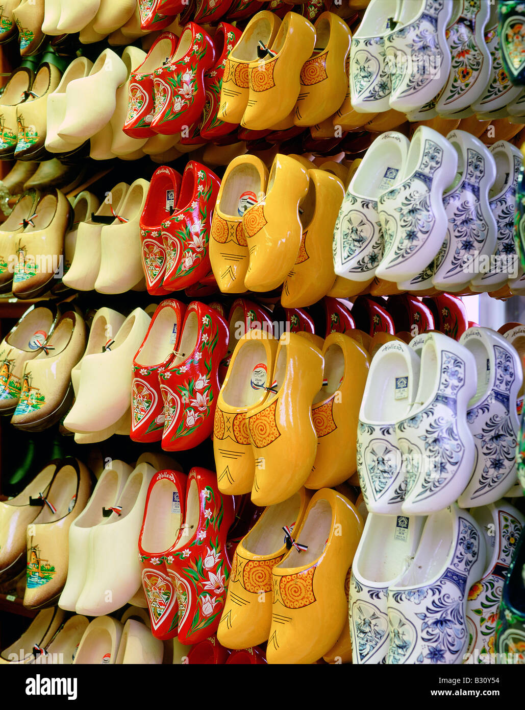 dutch clogs hanging in a souvenir shop Stock Photo - Alamy