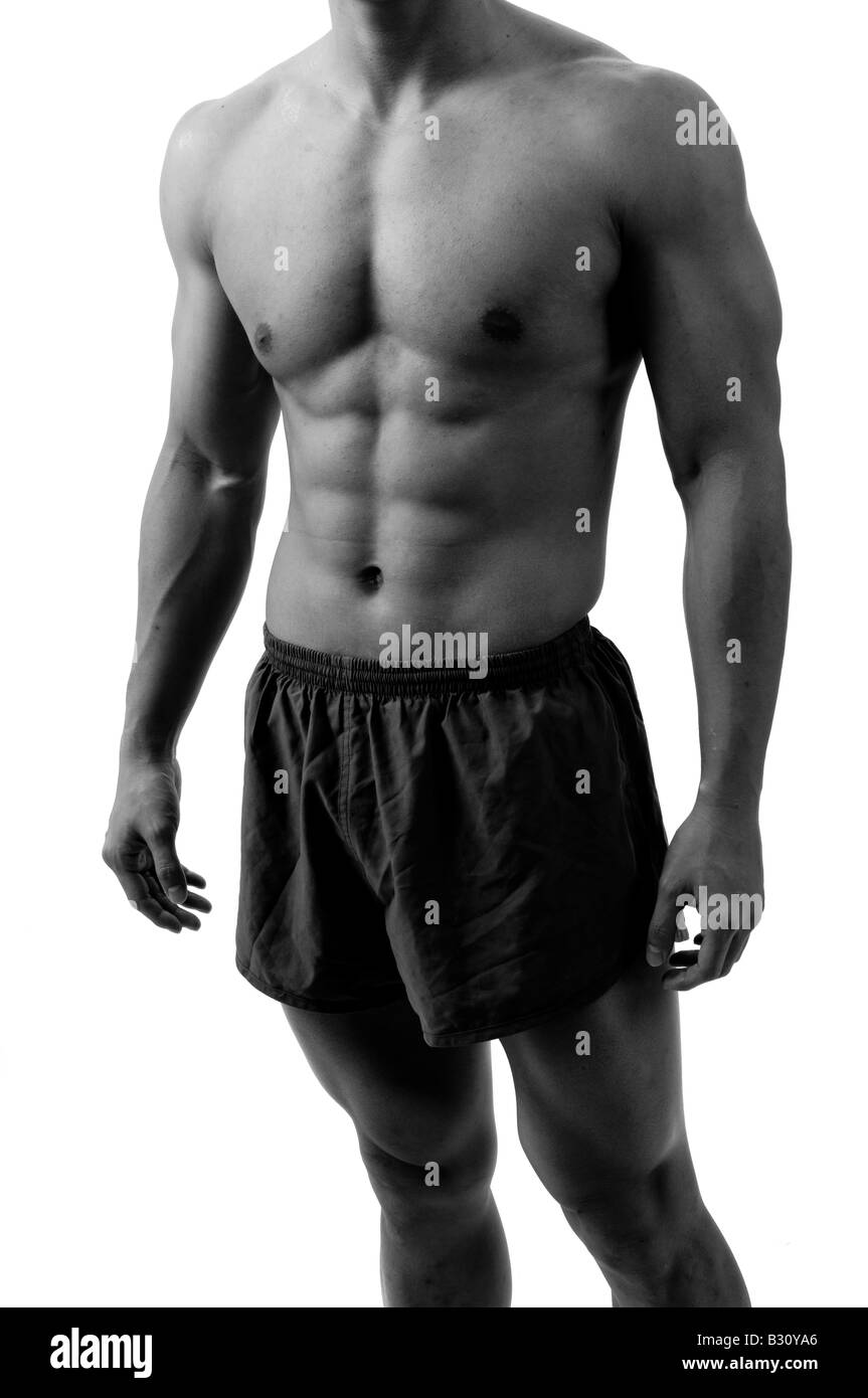 A headless shot of a muscular body Stock Photo - Alamy
