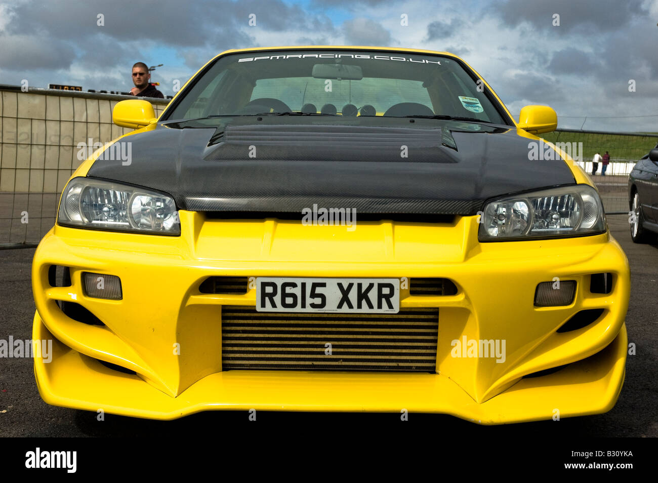 front view of car Stock Photo - Alamy