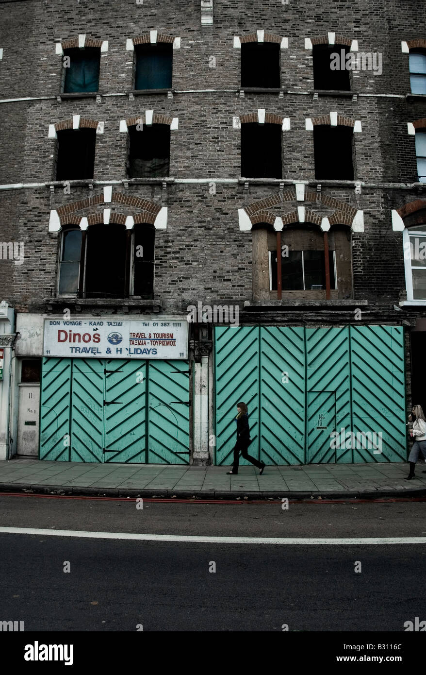 A disused building in Camden Town, London Stock Photo - Alamy