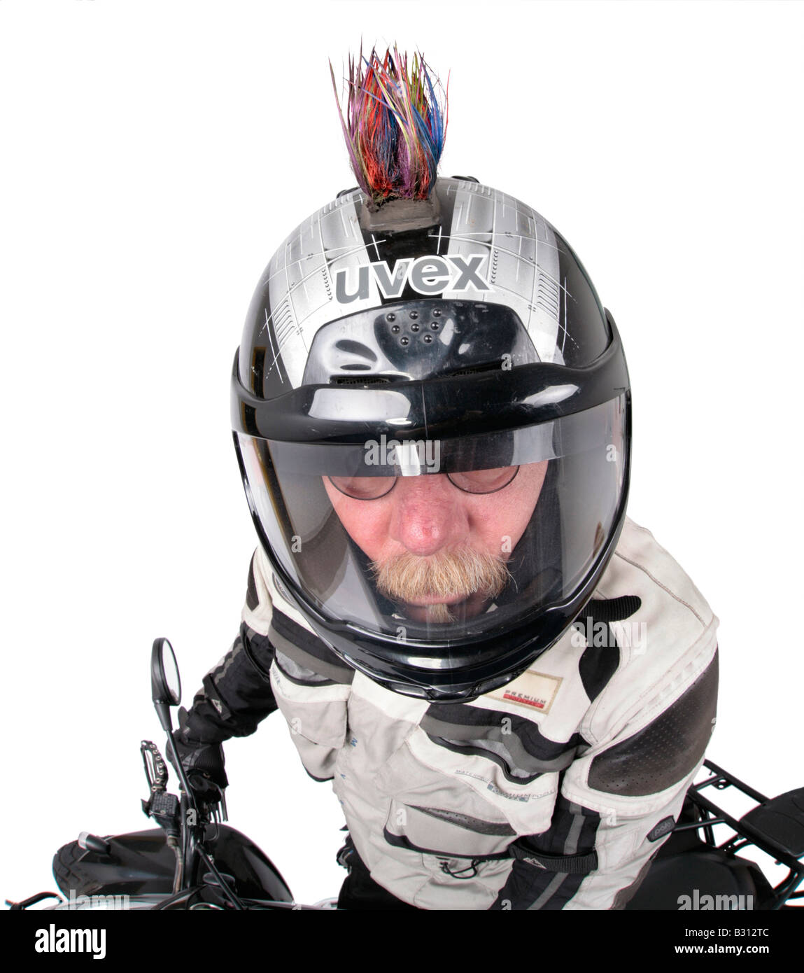 Motorcycle helmet from front hi-res stock photography and images - Alamy