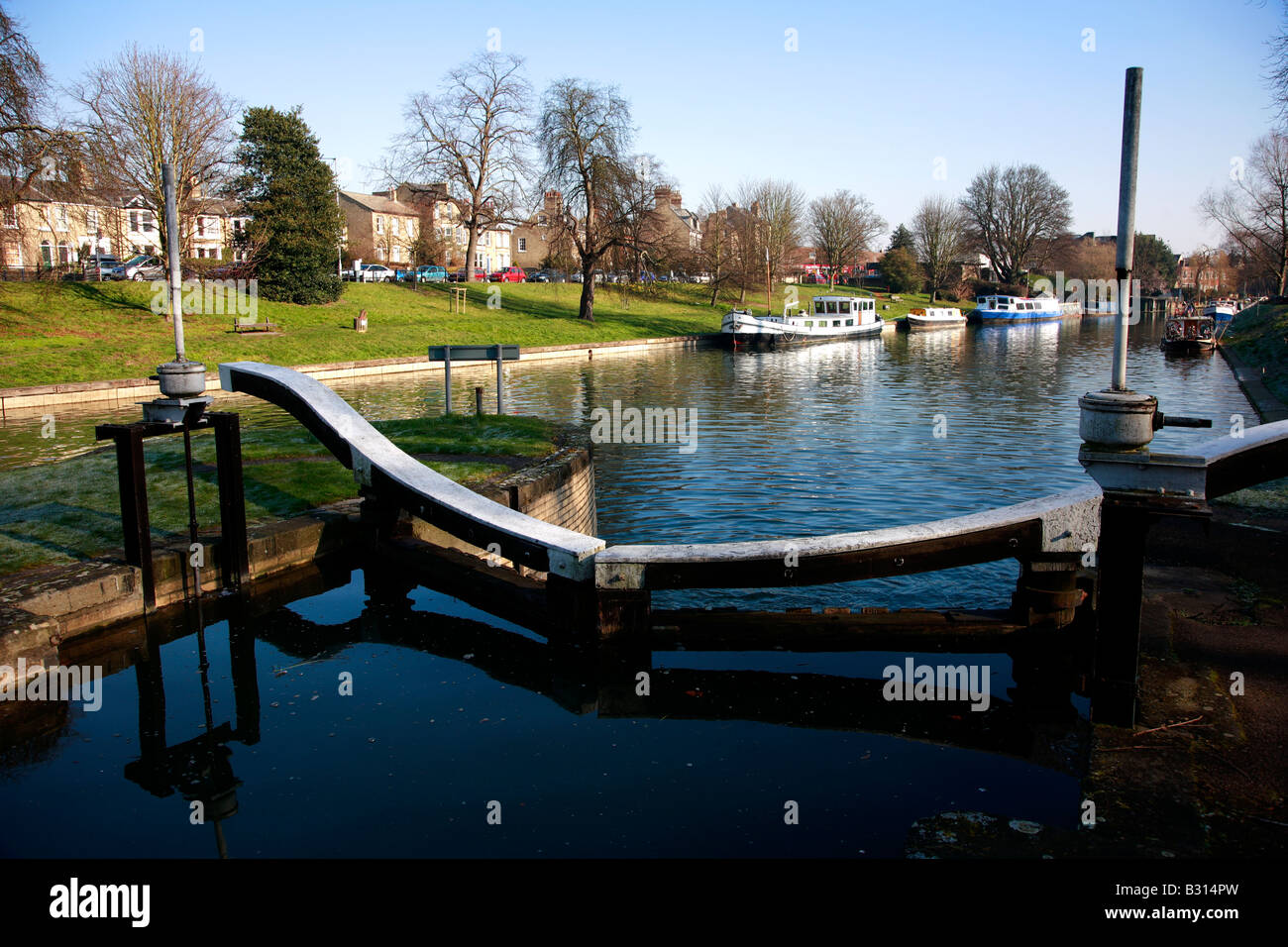 Jesus Lock House Boats river Cam Cambridge University City ...