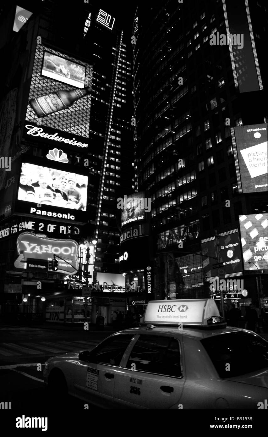 times square at night Stock Photo - Alamy