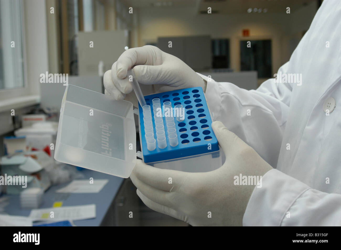 Scientific assay are taken Stock Photo - Alamy