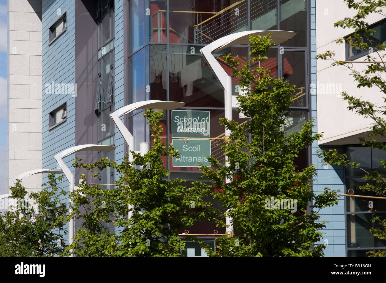 Nursing Building (Scoil Altranais) Dublin City University Stock Photo ...