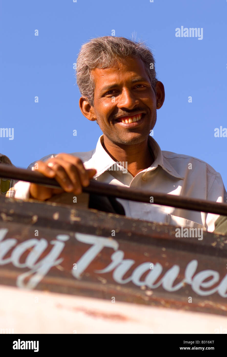 Portrait of Man, Village near Udaipur, Rajasthan, India, Subcontinent ...