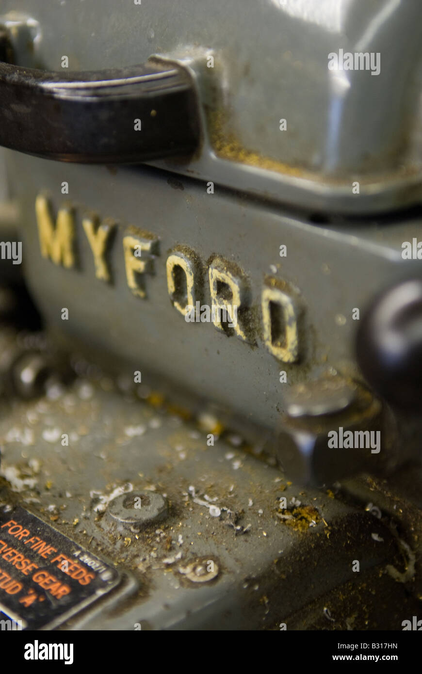 Myford super 7 Lathe Stock Photo - Alamy