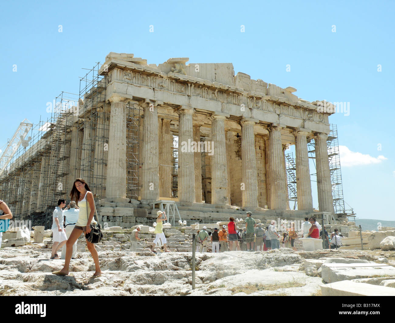 The Parthenon on the acropolis of Athens Greece Stock Photo - Alamy
