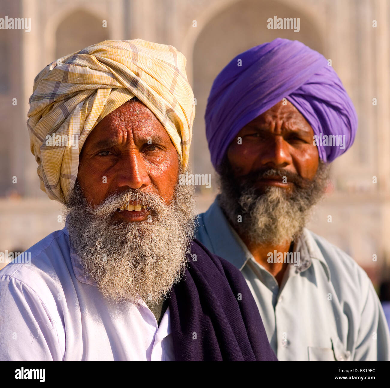 Indian men outside Taj Mahal, Agra, Uttar Pradesh, India, Subcontinent ...