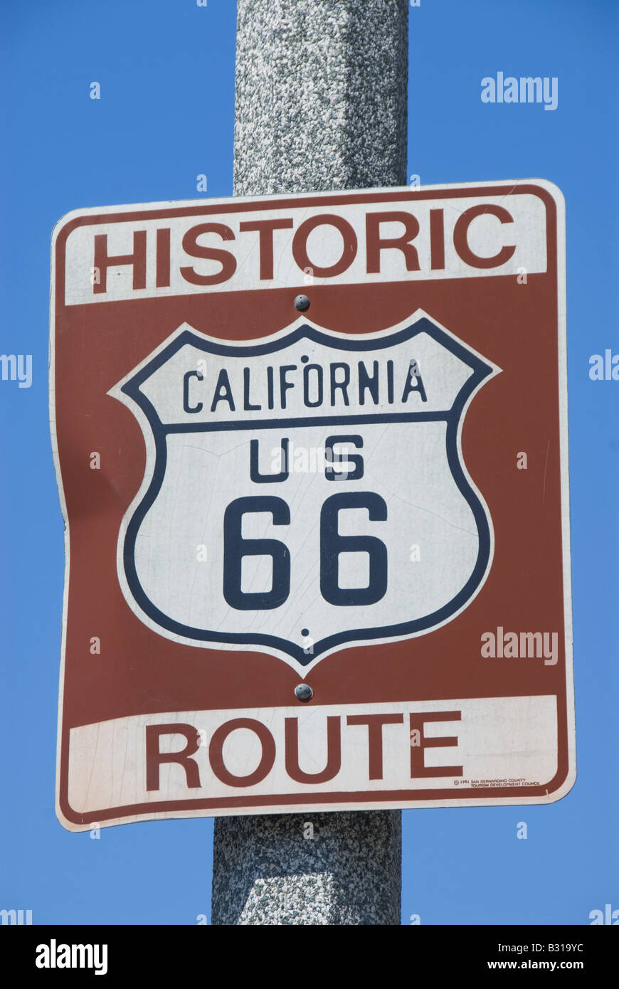 Route 66 sign Stock Photo - Alamy
