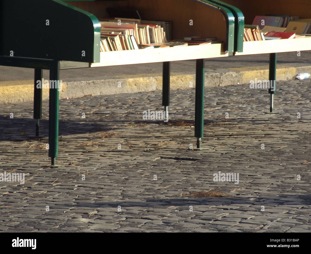 detail of open book stand outdoors in sun Stock Photo - Alamy