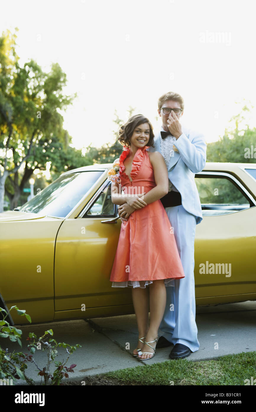Young couple going to prom Stock Photo - Alamy