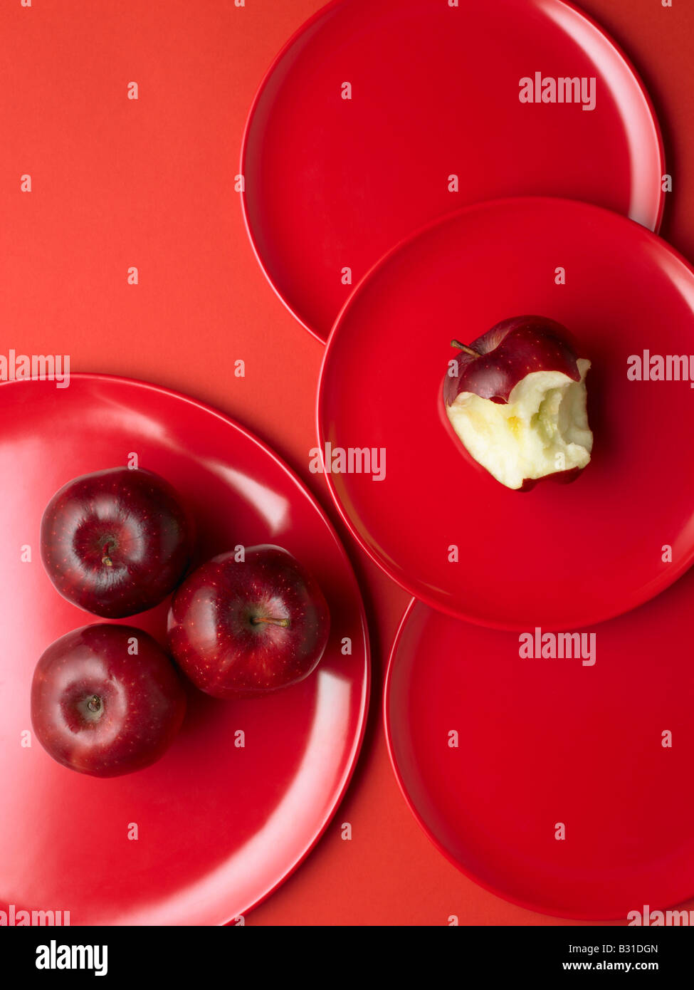 Bitten apples hi-res stock photography and images - Alamy