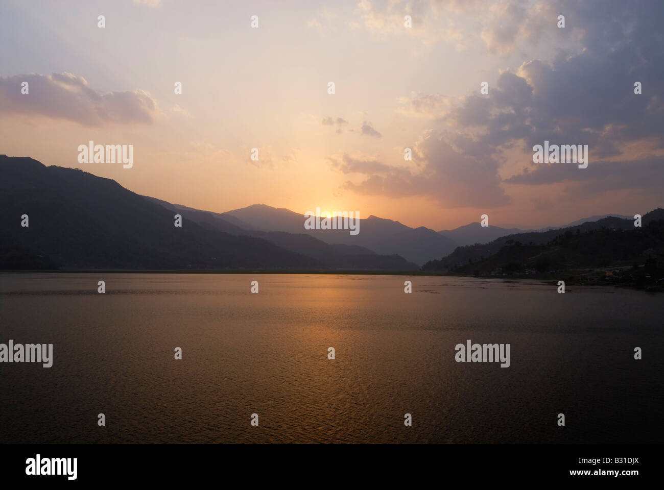 Phewa lake at pokhara hi-res stock photography and images - Alamy