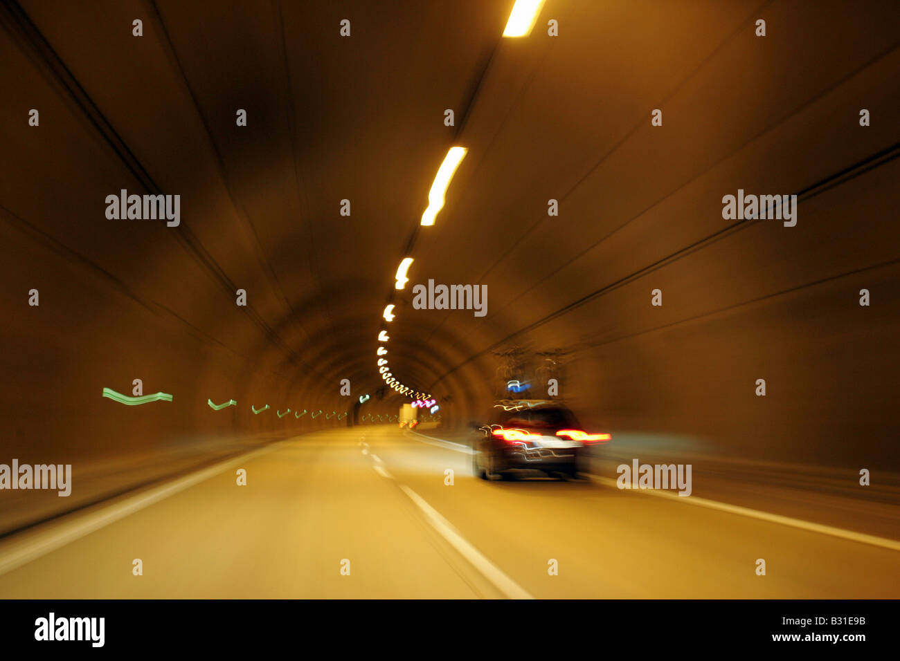 A car tunnel Stock Photo - Alamy