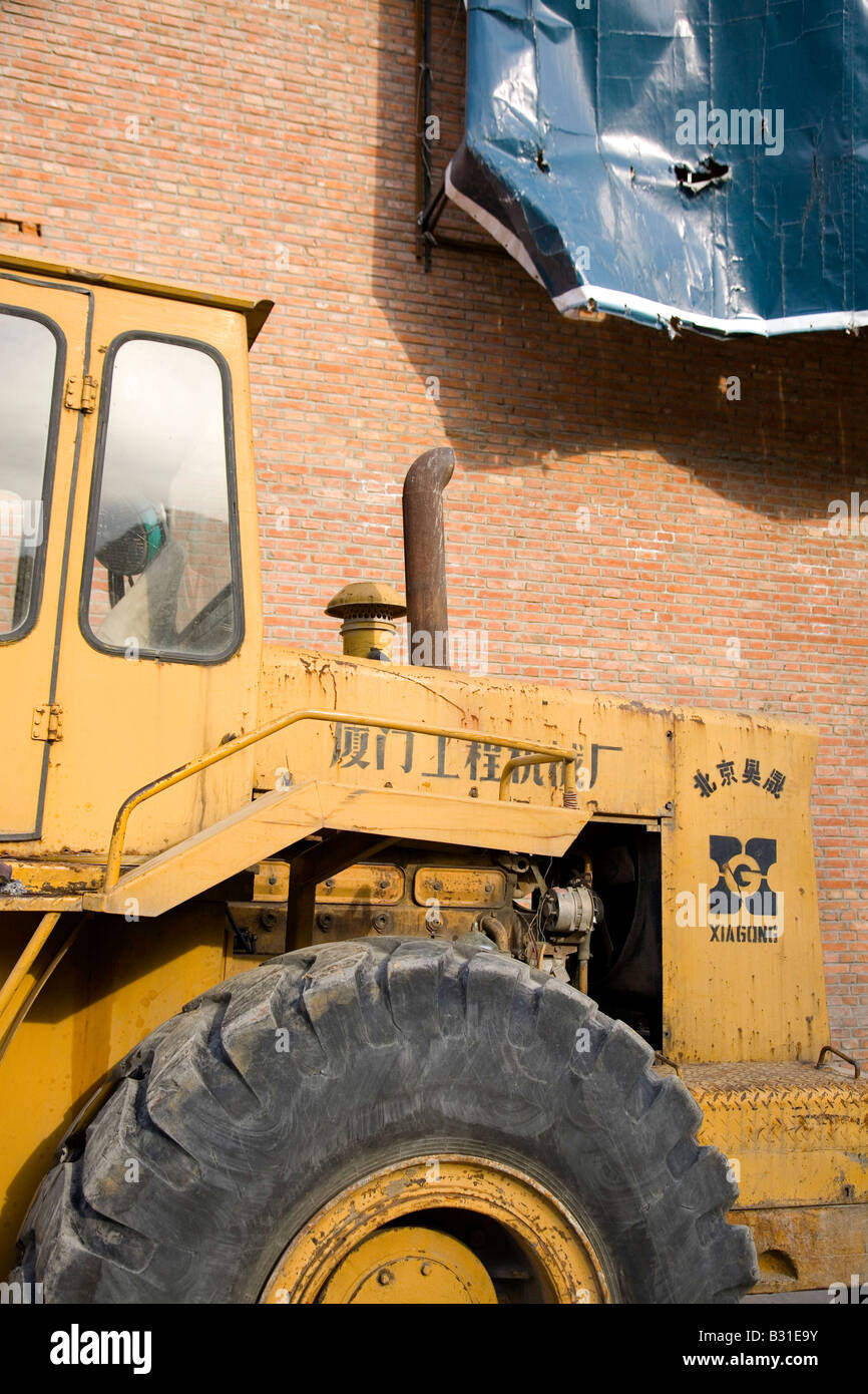 Chinese conctruction vehicle Stock Photo - Alamy