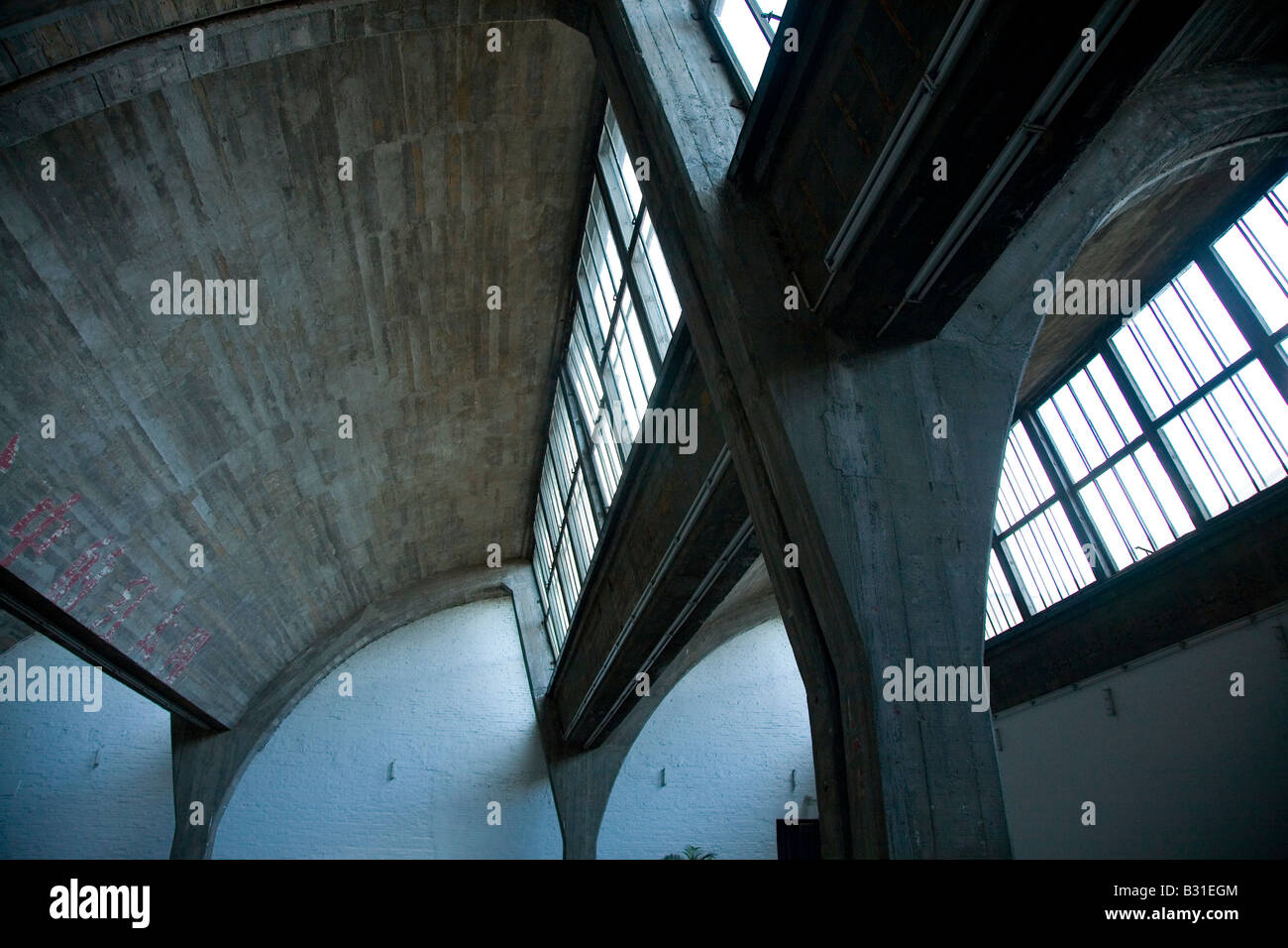 Contemporary gallery space in 798 Art Zone, Beijing, China Stock Photo ...