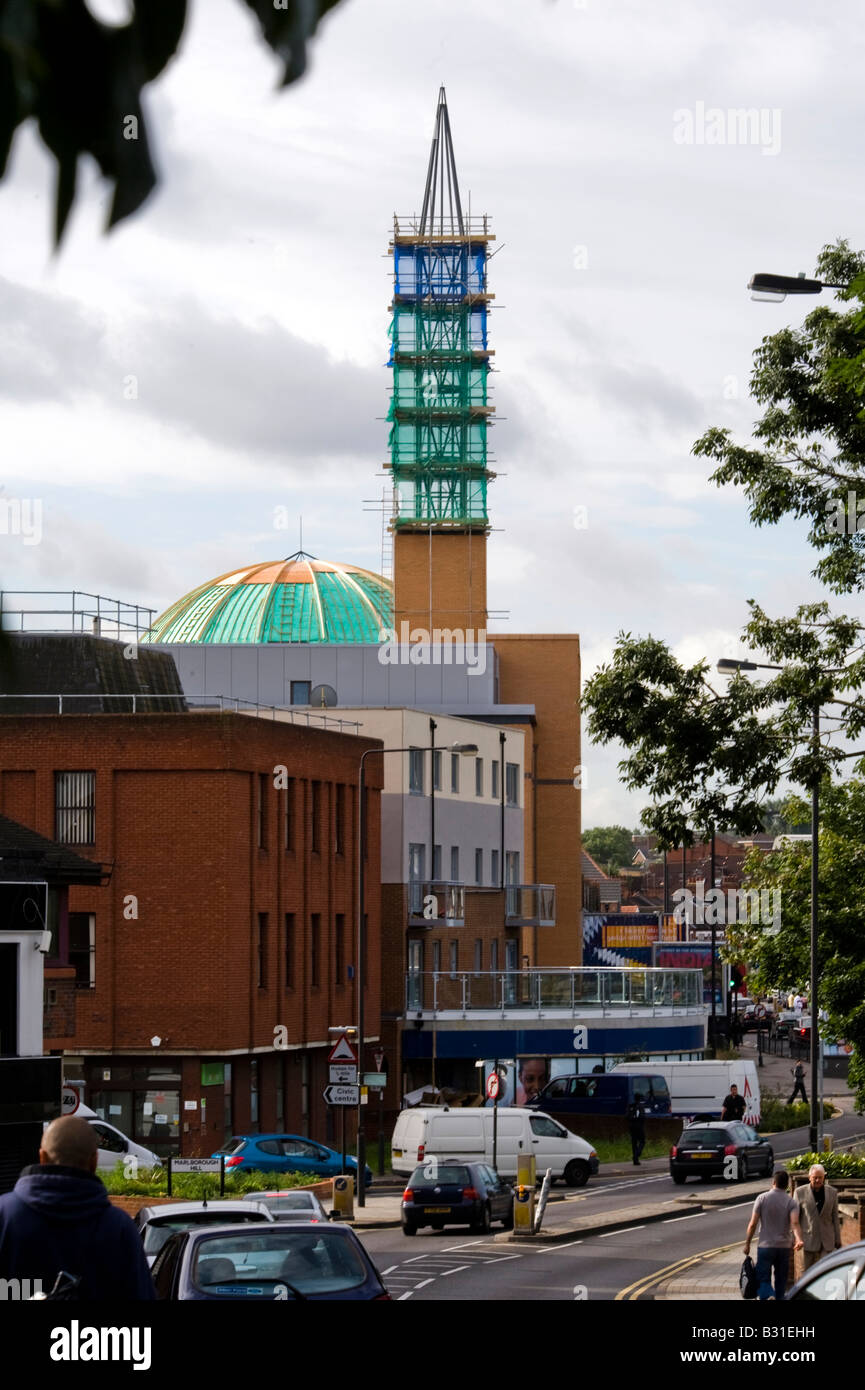 The new and unfinished Harrow Central mosque in Station Road in Harrow ...