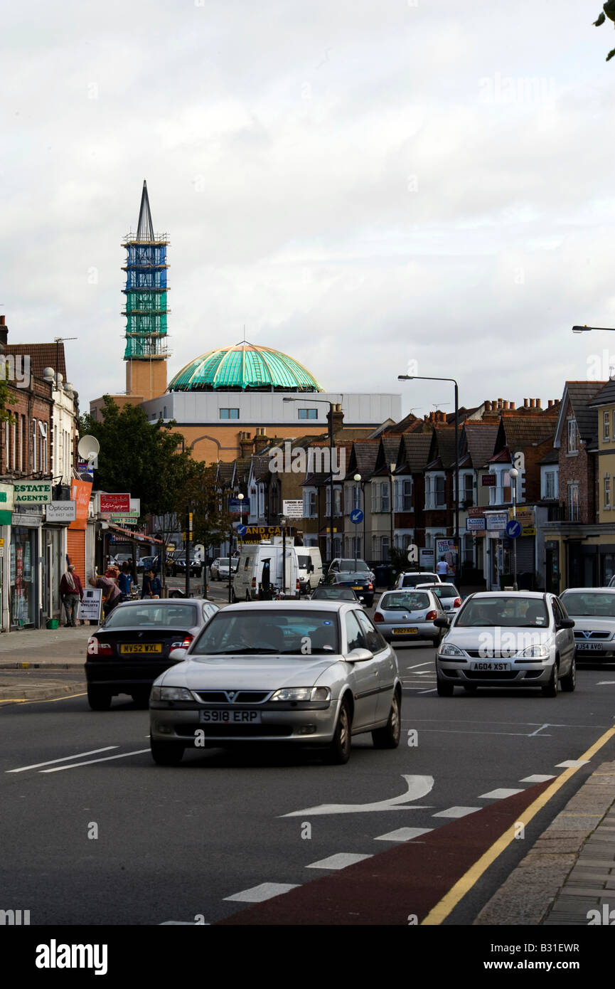 The new and unfinished Harrow central Mosque in Harrow Stock Photo - Alamy
